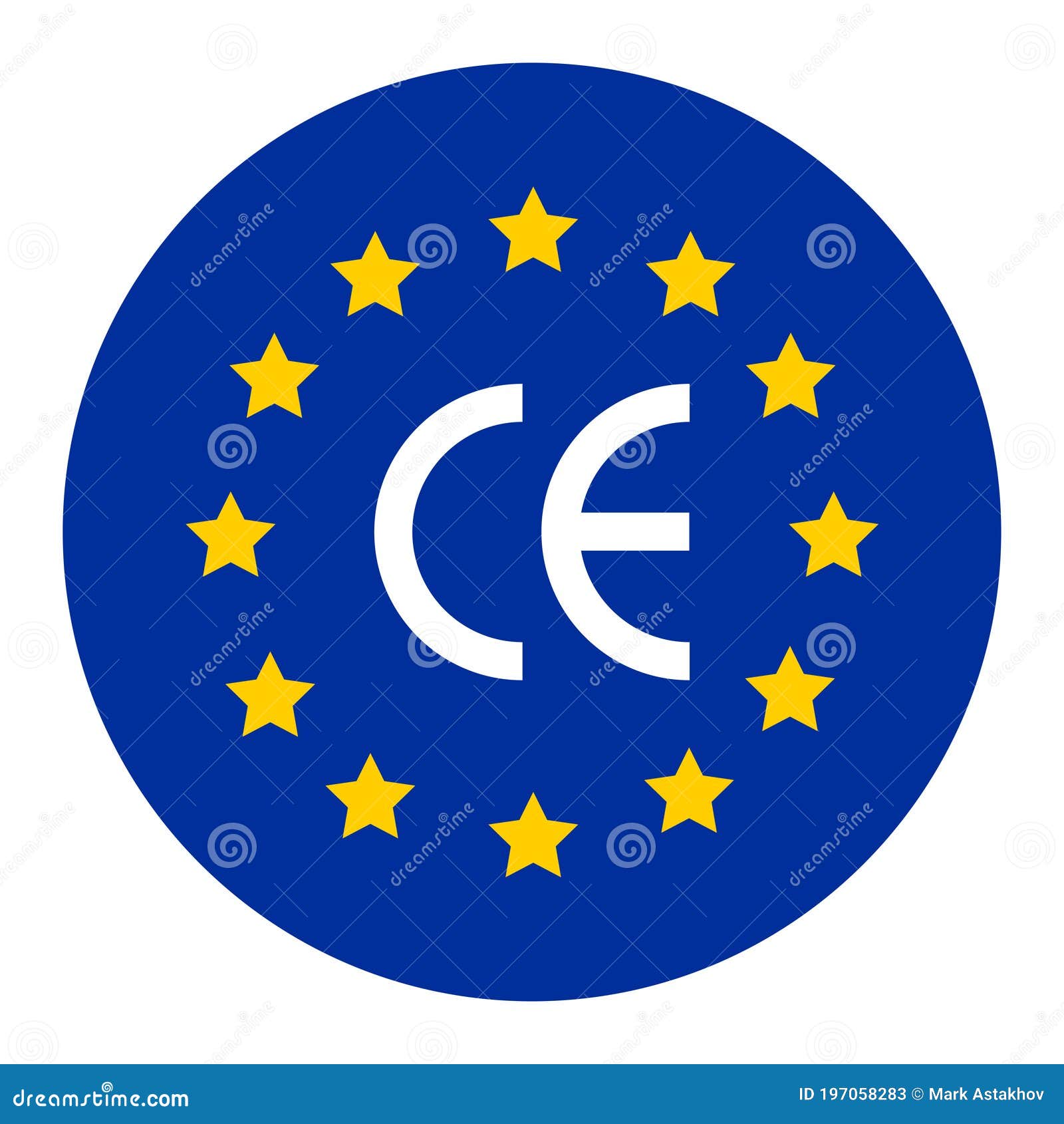Europe Symbol. Vector Isolated Element Stock Vector - Illustration of ...