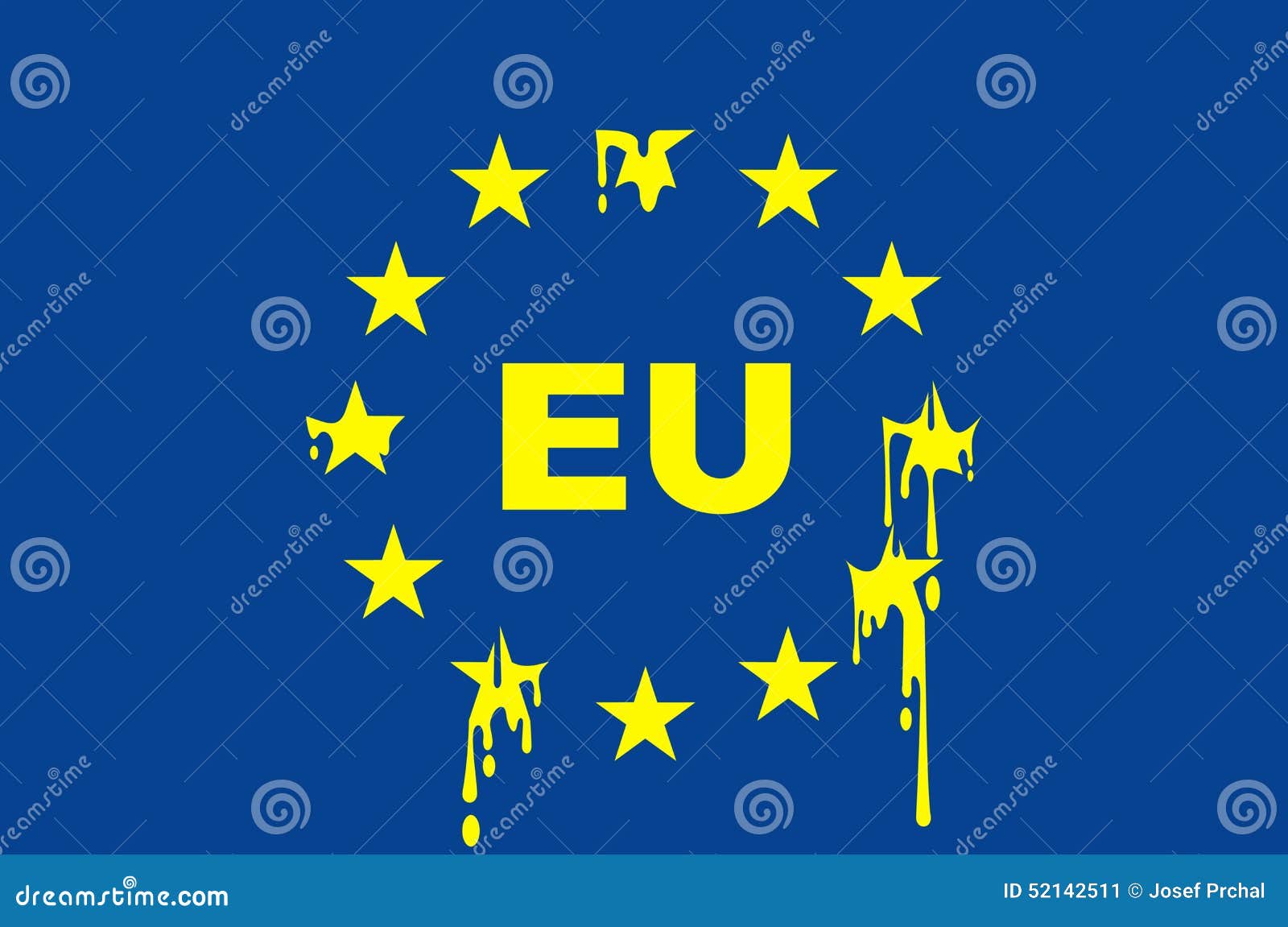Europe Symbols and Problems Stock Vector - Illustration of disaster ...