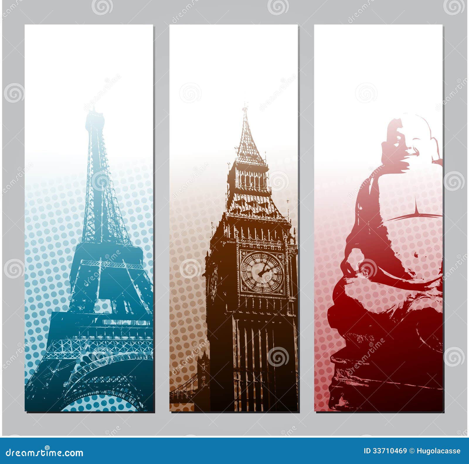 Europe Travel Map. Vector Illustration | CartoonDealer.com #84332834