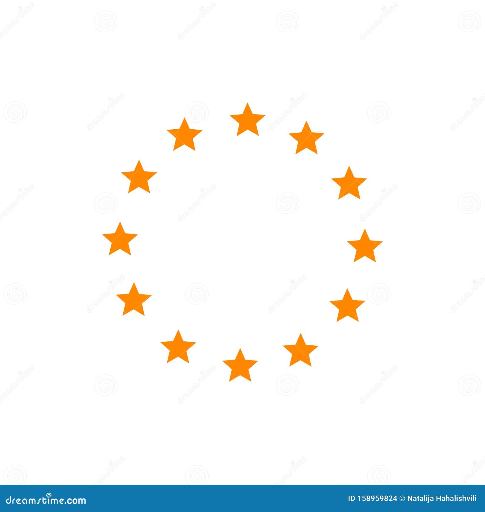 Europe Union Star Icon. Vector Stock Vector - Illustration of ...