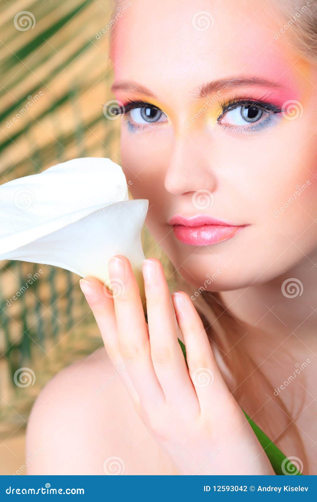 European beauty stock photo. Image of flower, healing - 12593042