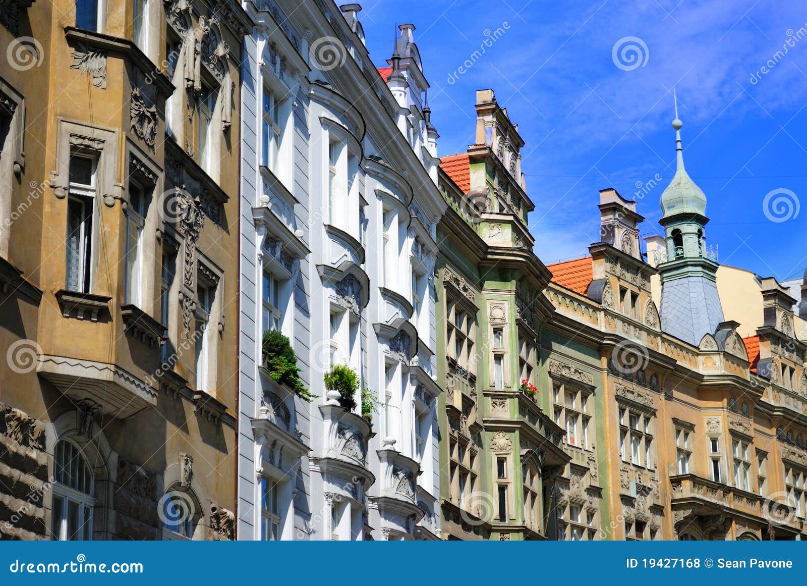 European Buildings stock photo. Image of flowers, balcony - 19427168