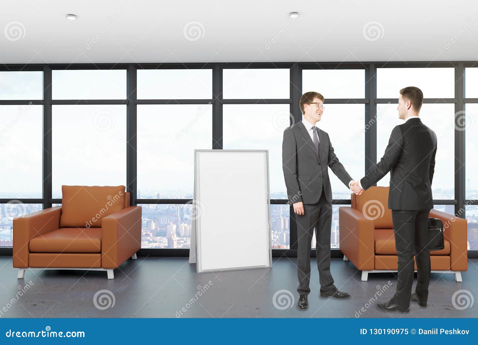 European Businessmen Shaking Hands Stock Image - Image of attractive ...