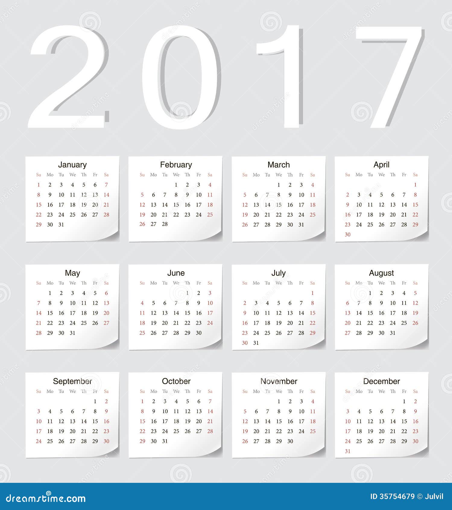 European 2017 calendar stock vector. Illustration of planner - 35754679