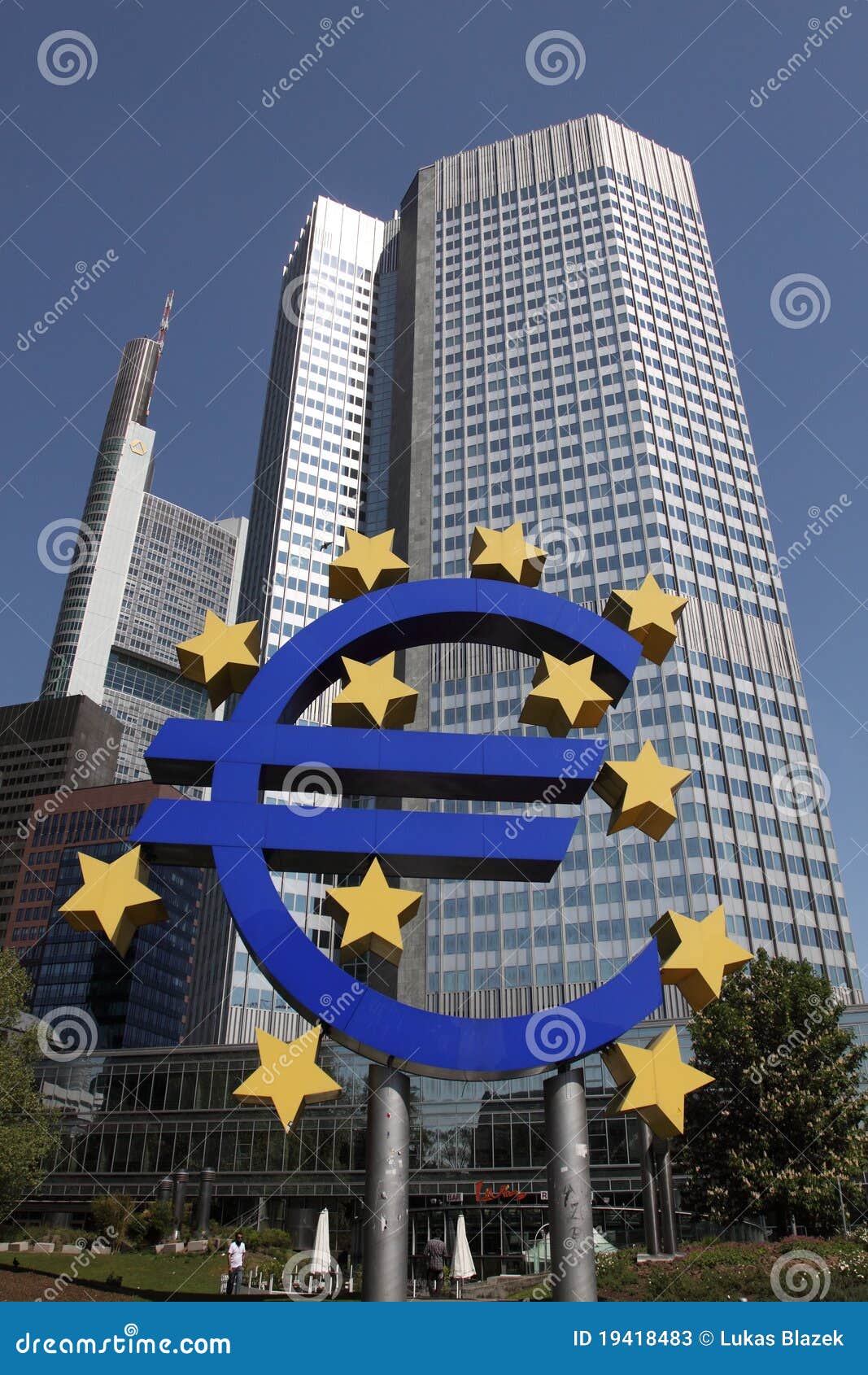 European central bank editorial stock photo. Image of business - 19418483
