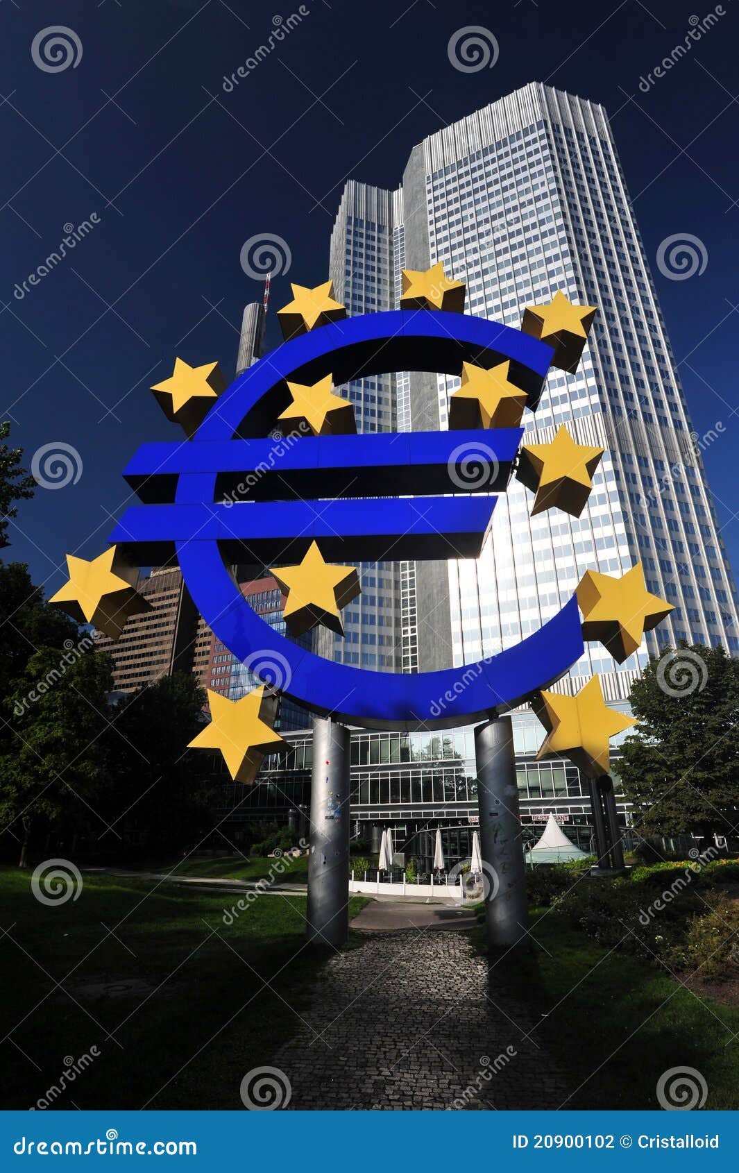 European Central Bank stock photo. Image of dollar, bank - 20900102