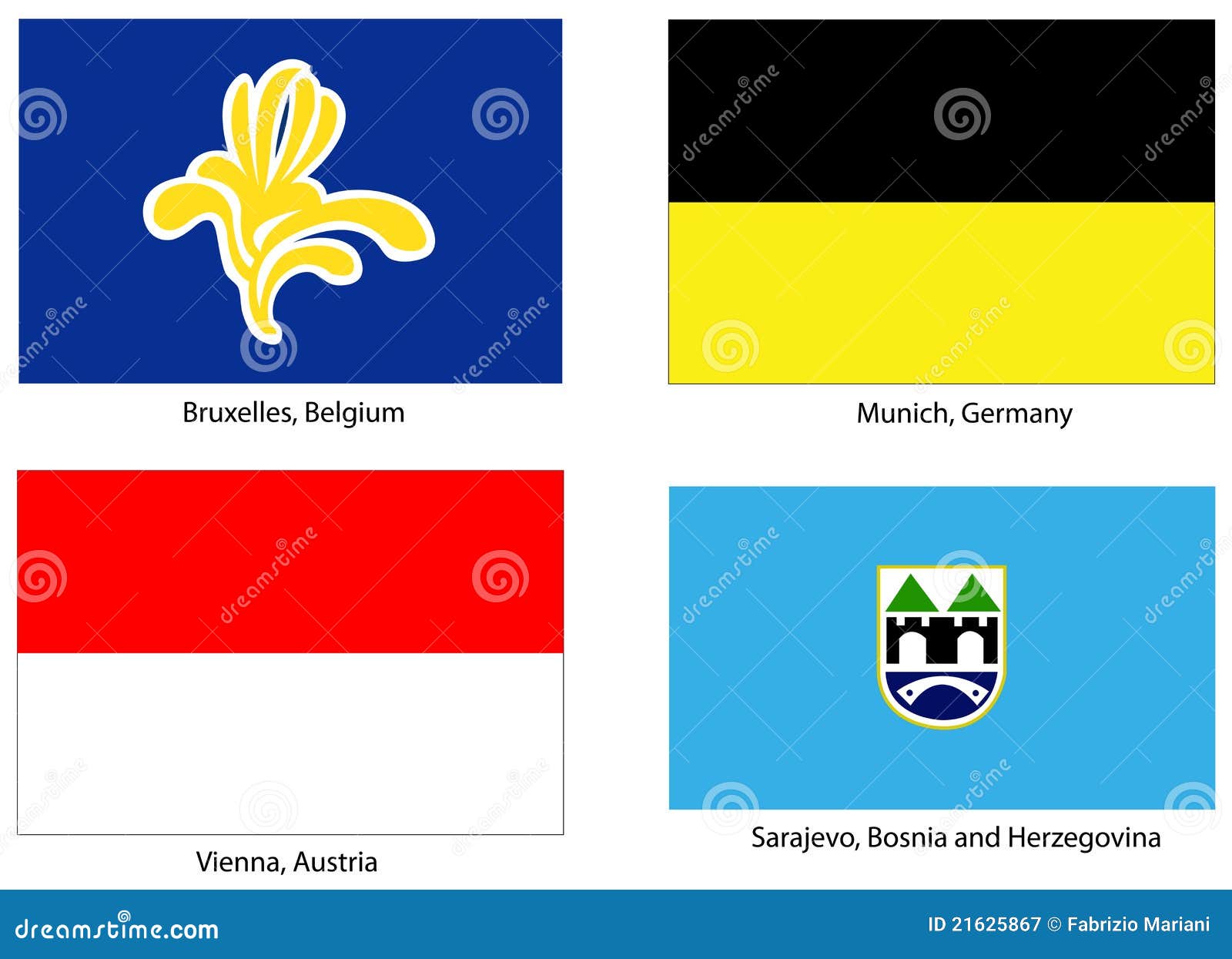 Wien Or Vienna City Name Handwritten Lettering. Austria Capital City ...