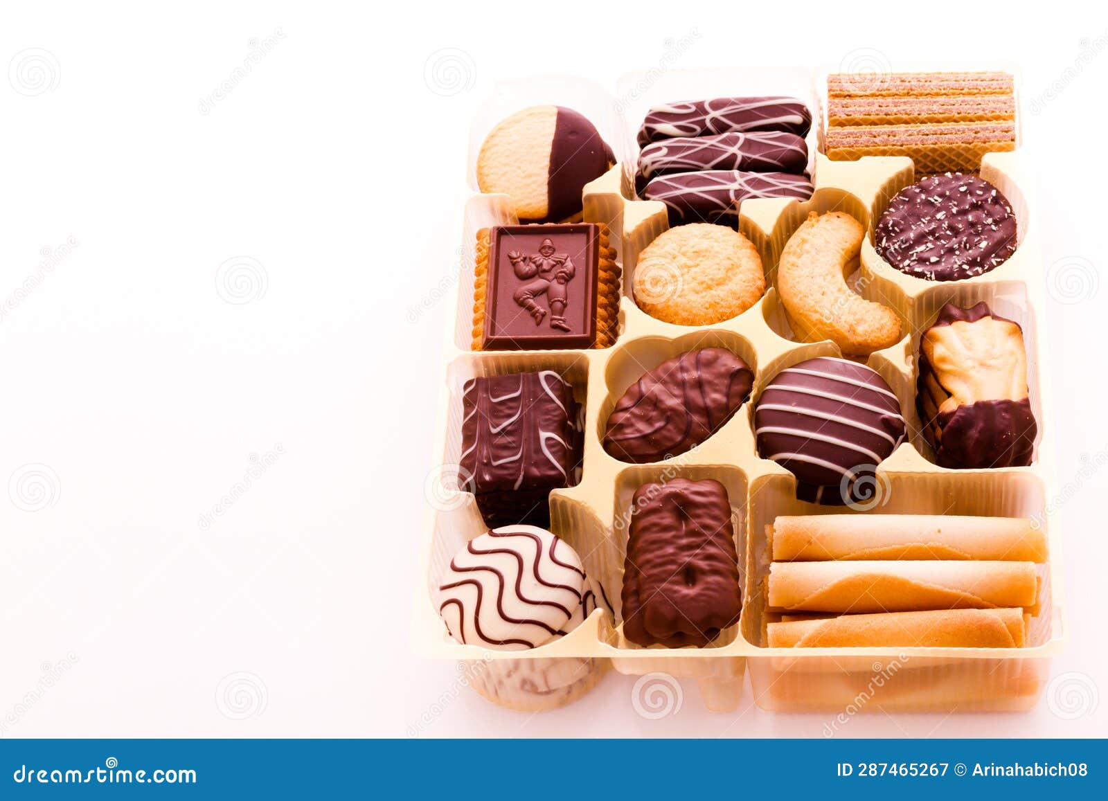 European cookies stock image. Image of wafer, chocolate - 287465267