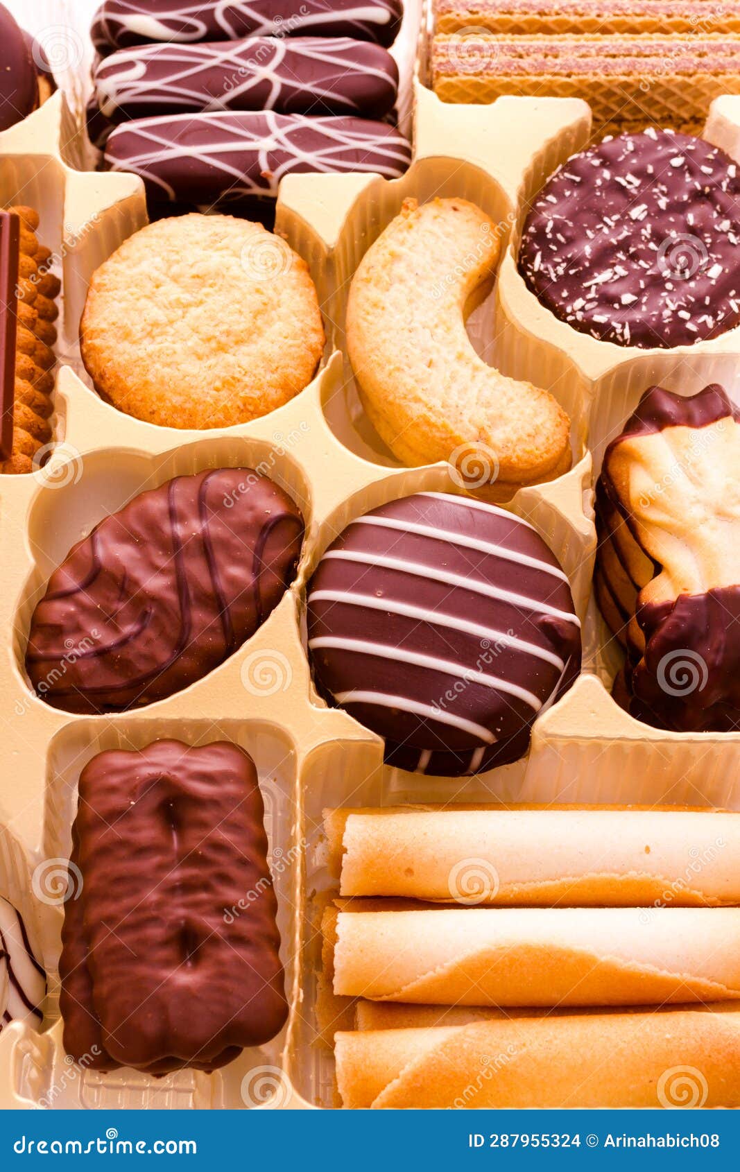 European cookies stock photo. Image of pastrie, dessert - 287955324