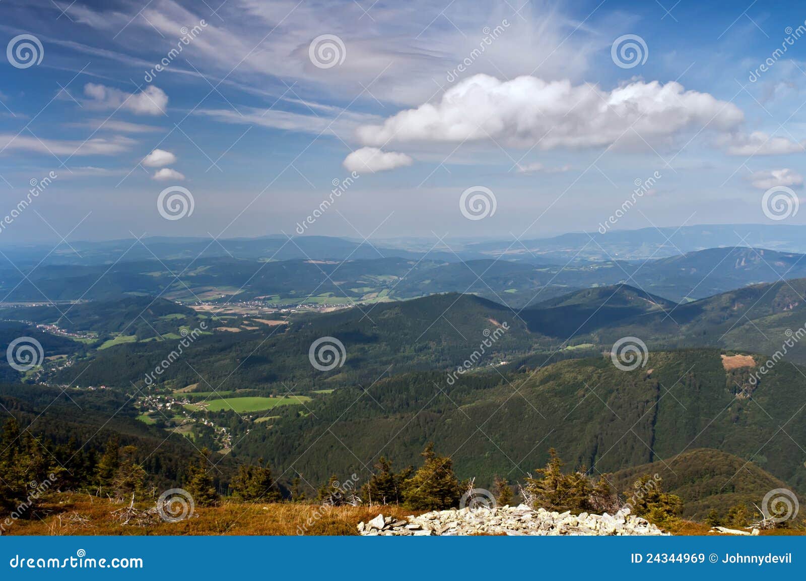 European Countryside stock image. Image of exterior, hills - 24344969