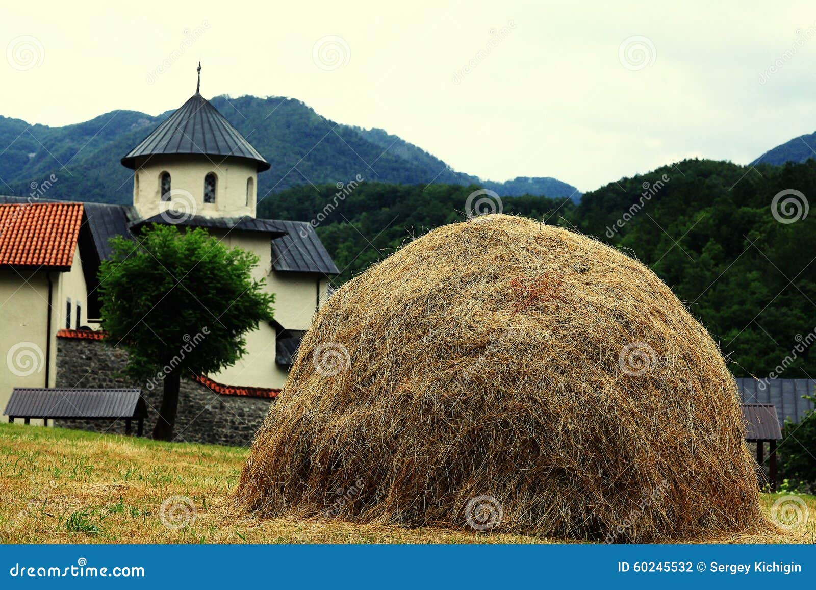European Countryside Landscape Stock Photo - Image of architecture ...