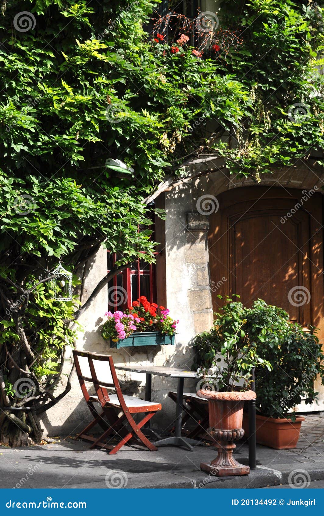 European Countryside Setting Stock Photo - Image of coffee, business ...