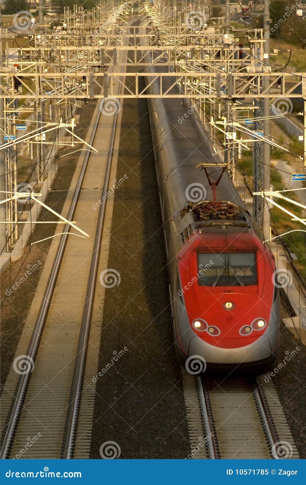 European fast train stock image. Image of locomotive - 10571785