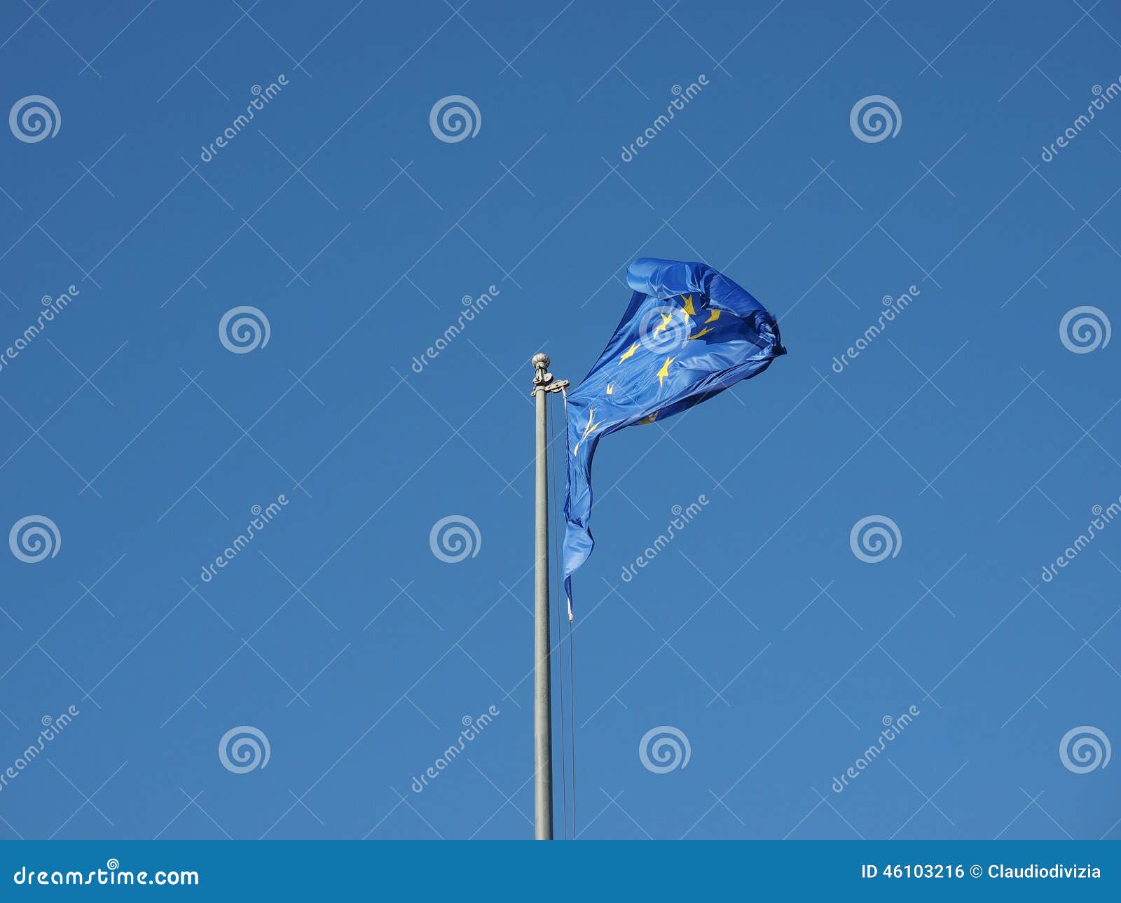 European flag stock photo. Image of yellow, blue, flag - 46103216