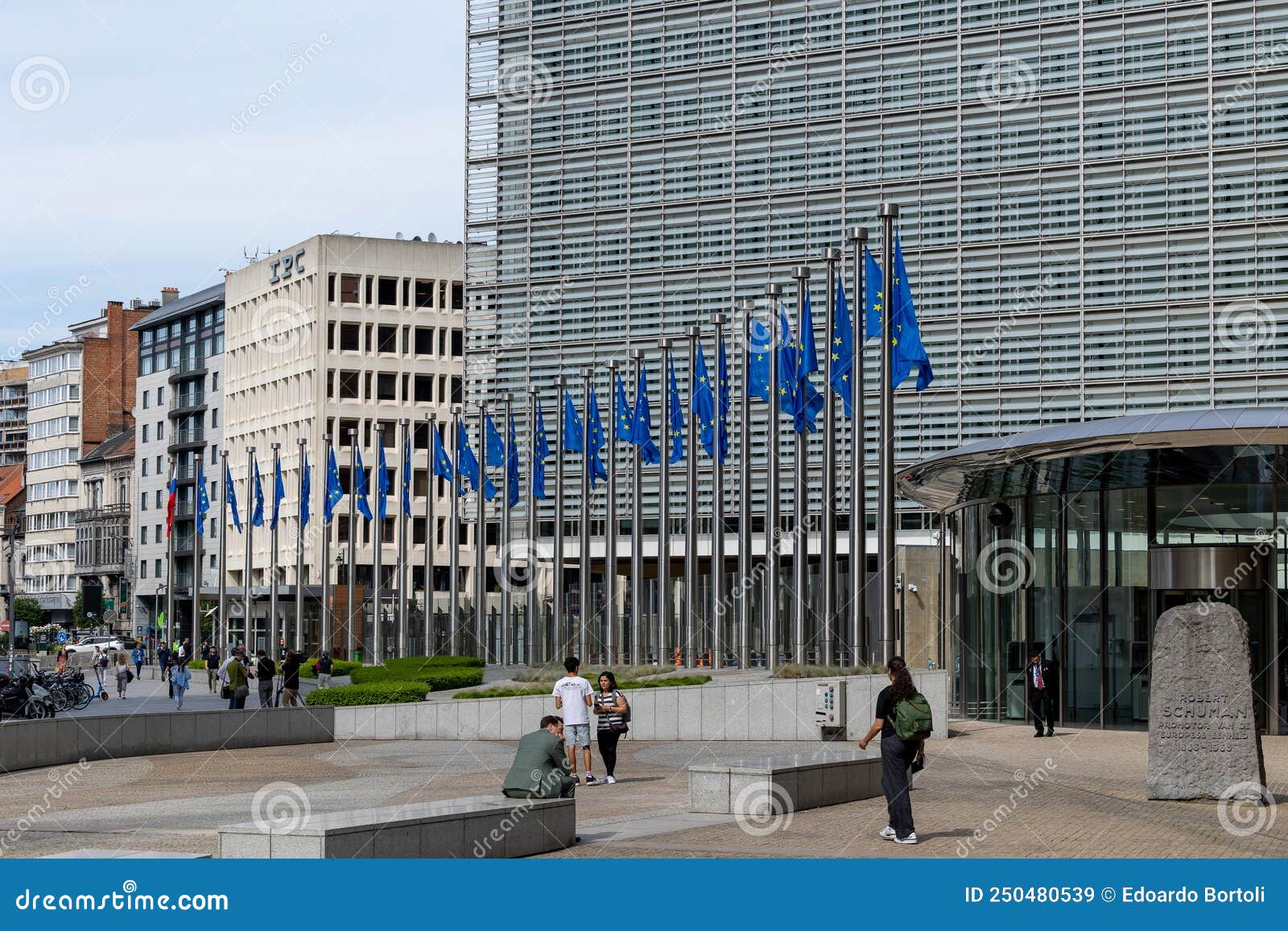 Brussels, Belgium - Jun 17, 2022: Headquarters Building of the European ...