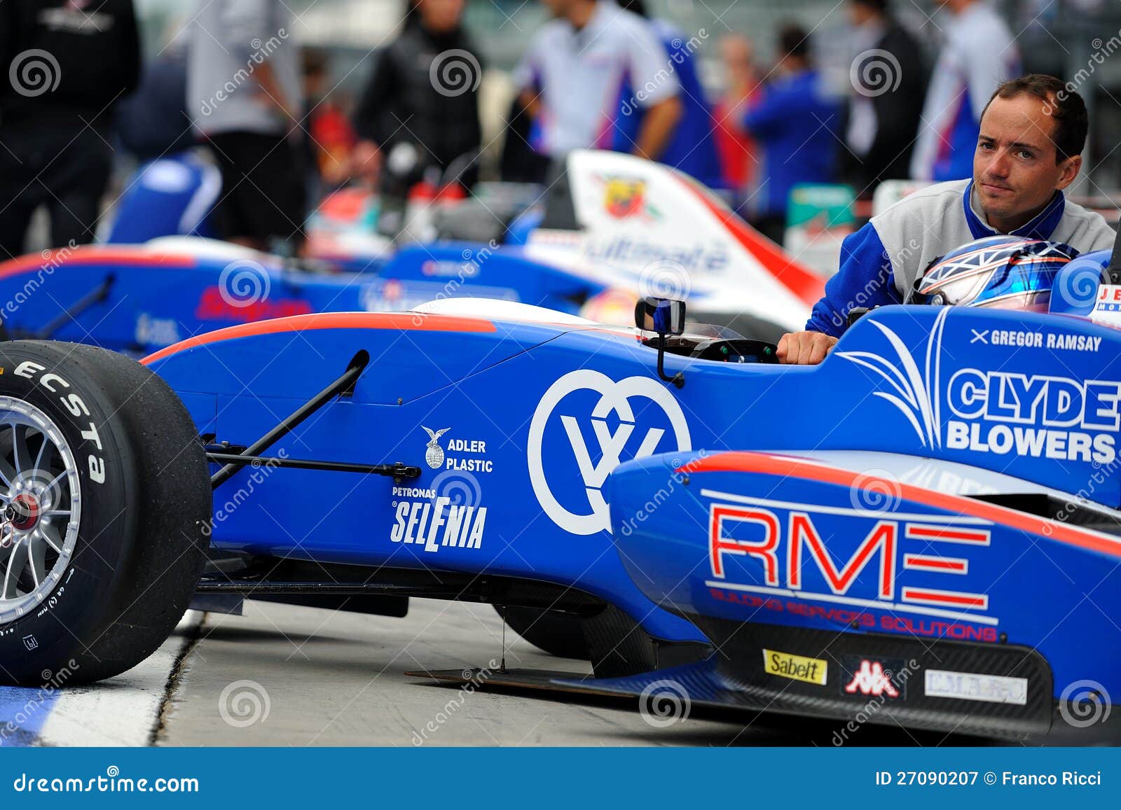 European Formula Abarth in Monza Race Track Editorial Photography ...