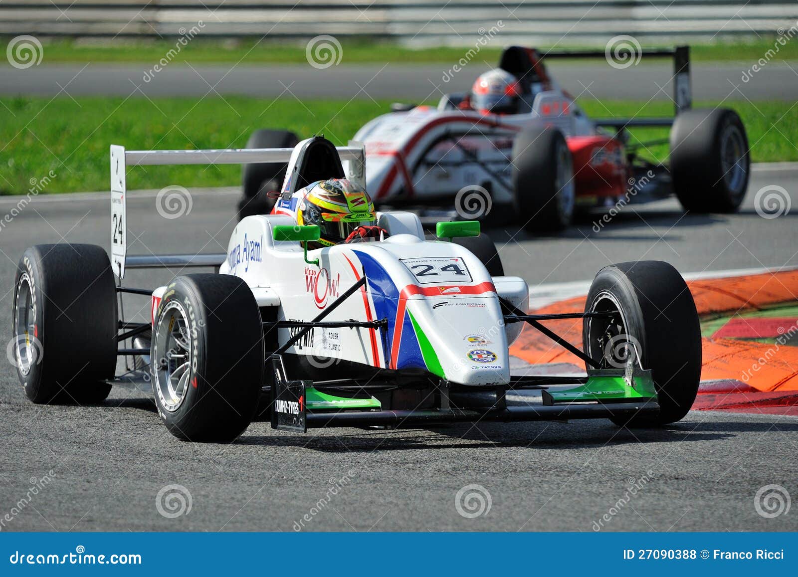 European Formula Abarth in Monza Race Track Editorial Stock Photo ...