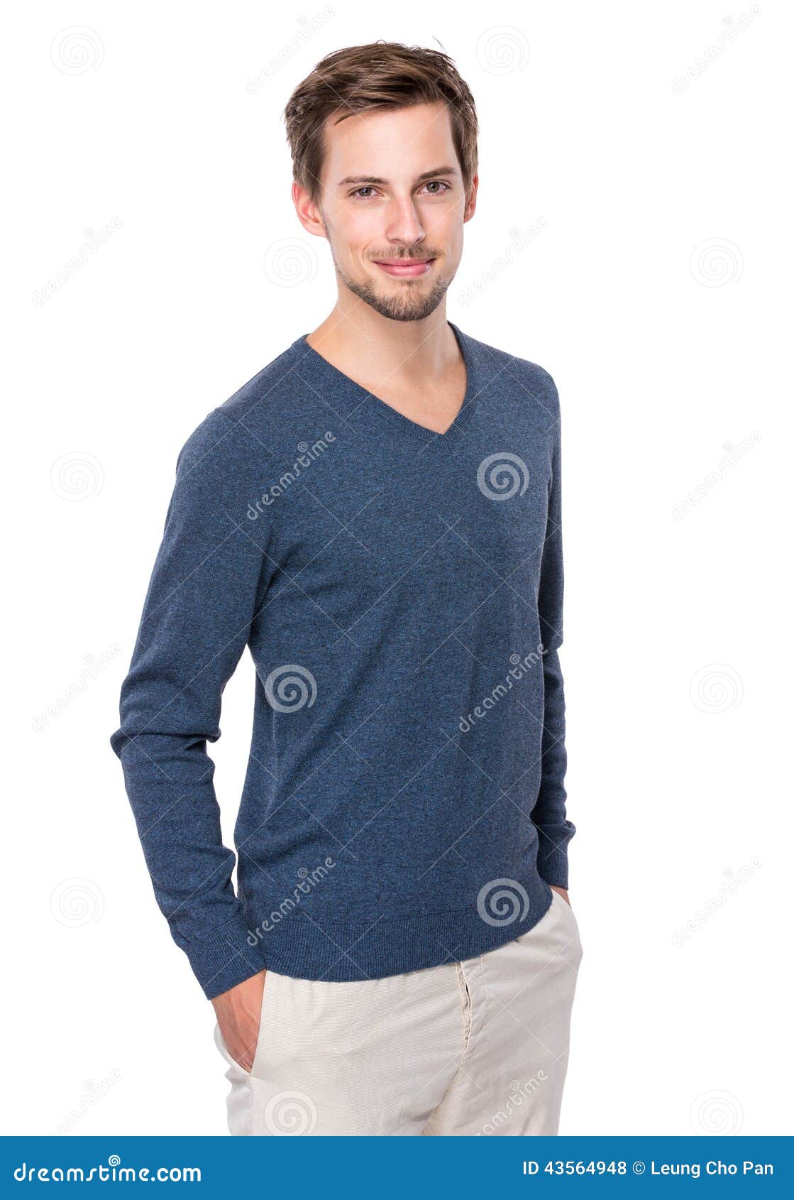 European man stock photo. Image of latin, groomed, blue - 43564948