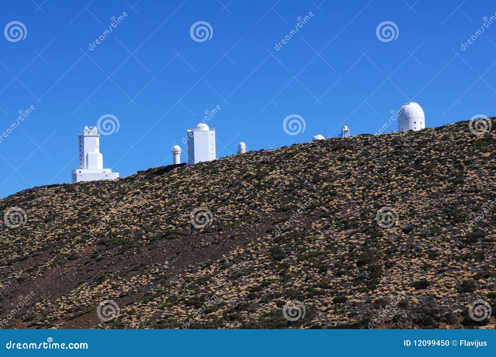 European Observatory stock photo. Image of diagonal, hill - 12099450
