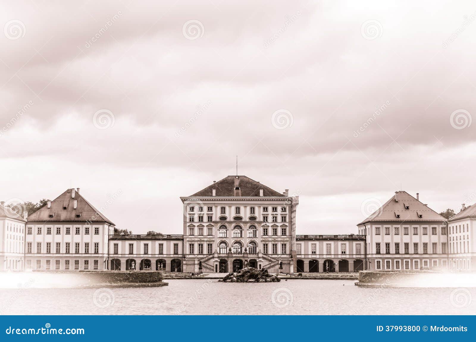 European Palace Architecture Exterior Facade Building Stone Wall And ...