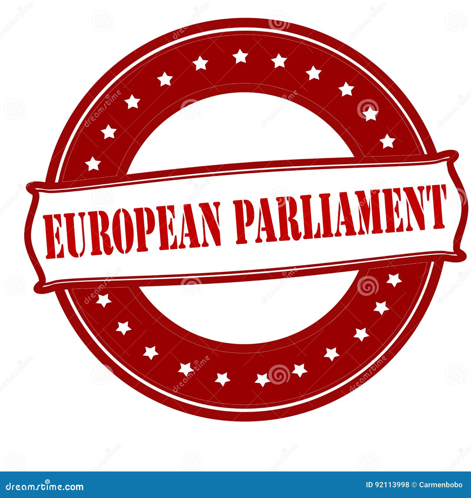 European parliament stock illustration. Illustration of sign - 92113998
