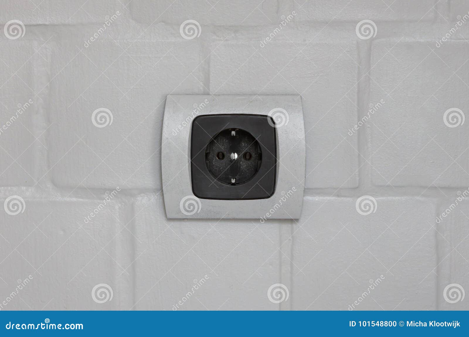 European power socket stock photo. Image of ground, voltage - 101548800