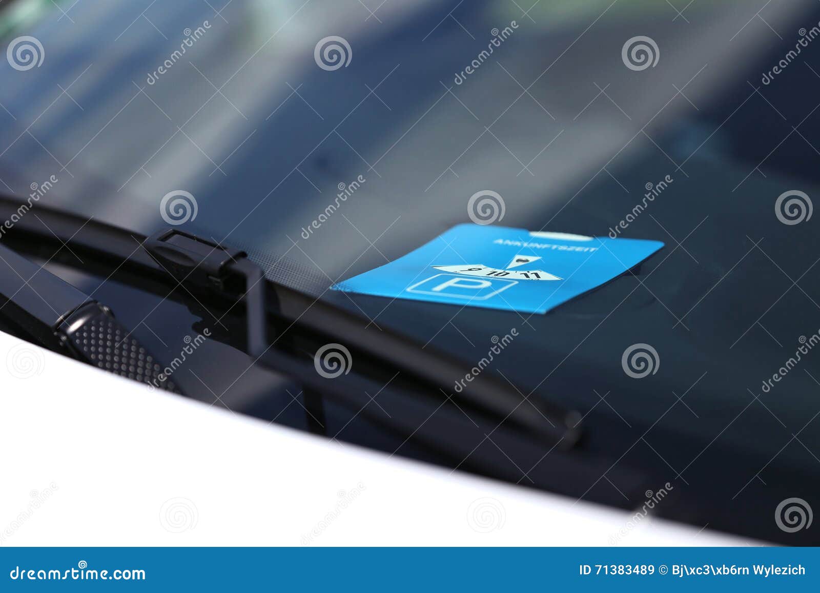 European Standard Parking Disc Stock Image - Image of adjust, arrival ...