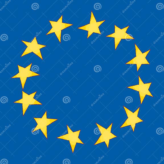 European stars (vector) stock vector. Illustration of imagine - 12121215