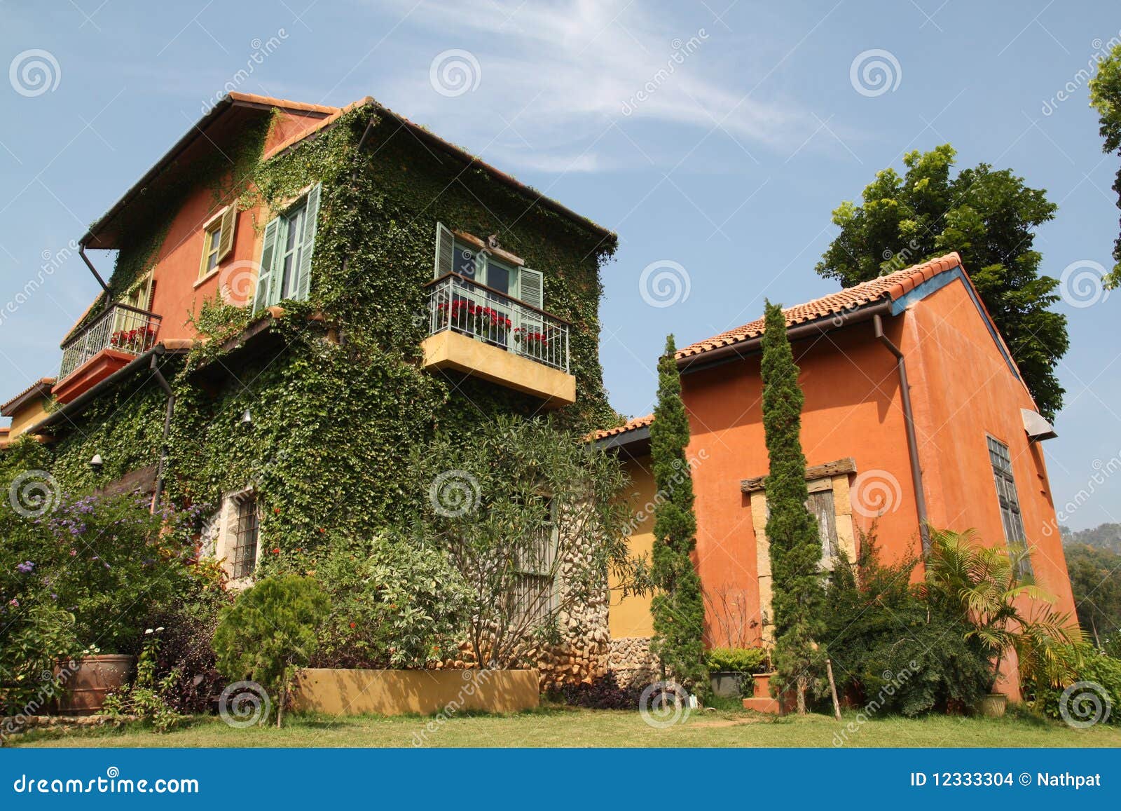 European Style Building stock photo. Image of house, architecture ...