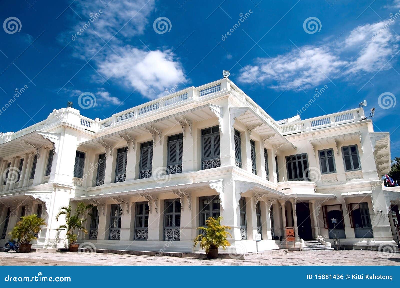 European-style buildings stock photo. Image of cylindrical - 15881436