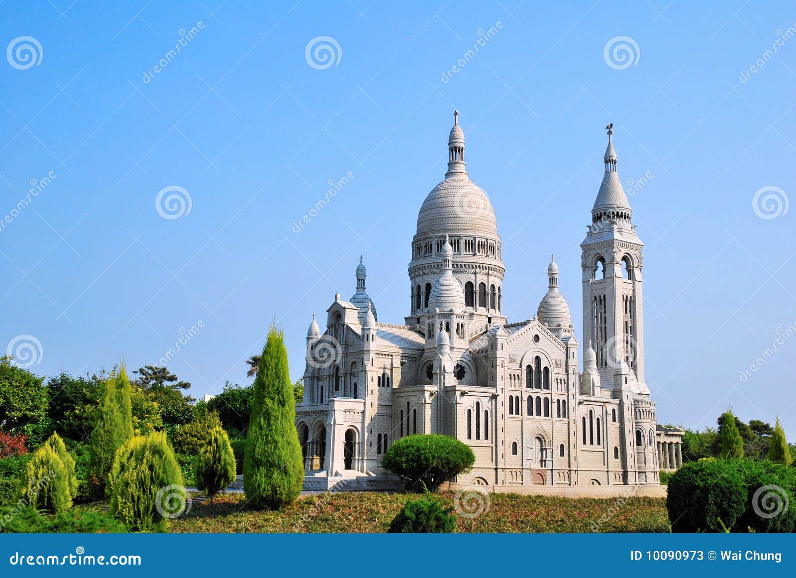 European Style Church Architecture Stock Image - Image of tiny, blue ...