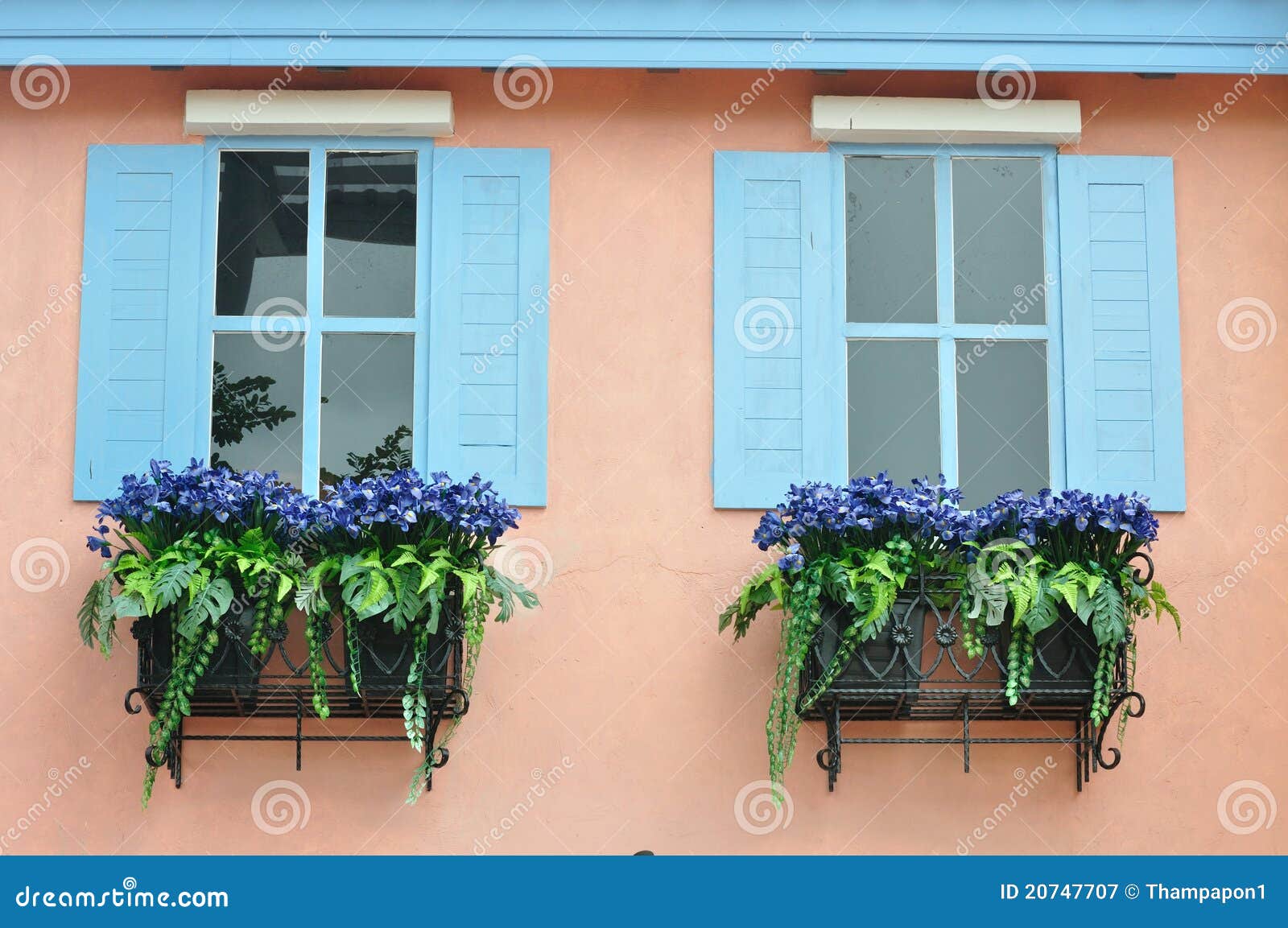 European style window stock image. Image of flowerbox - 20747707