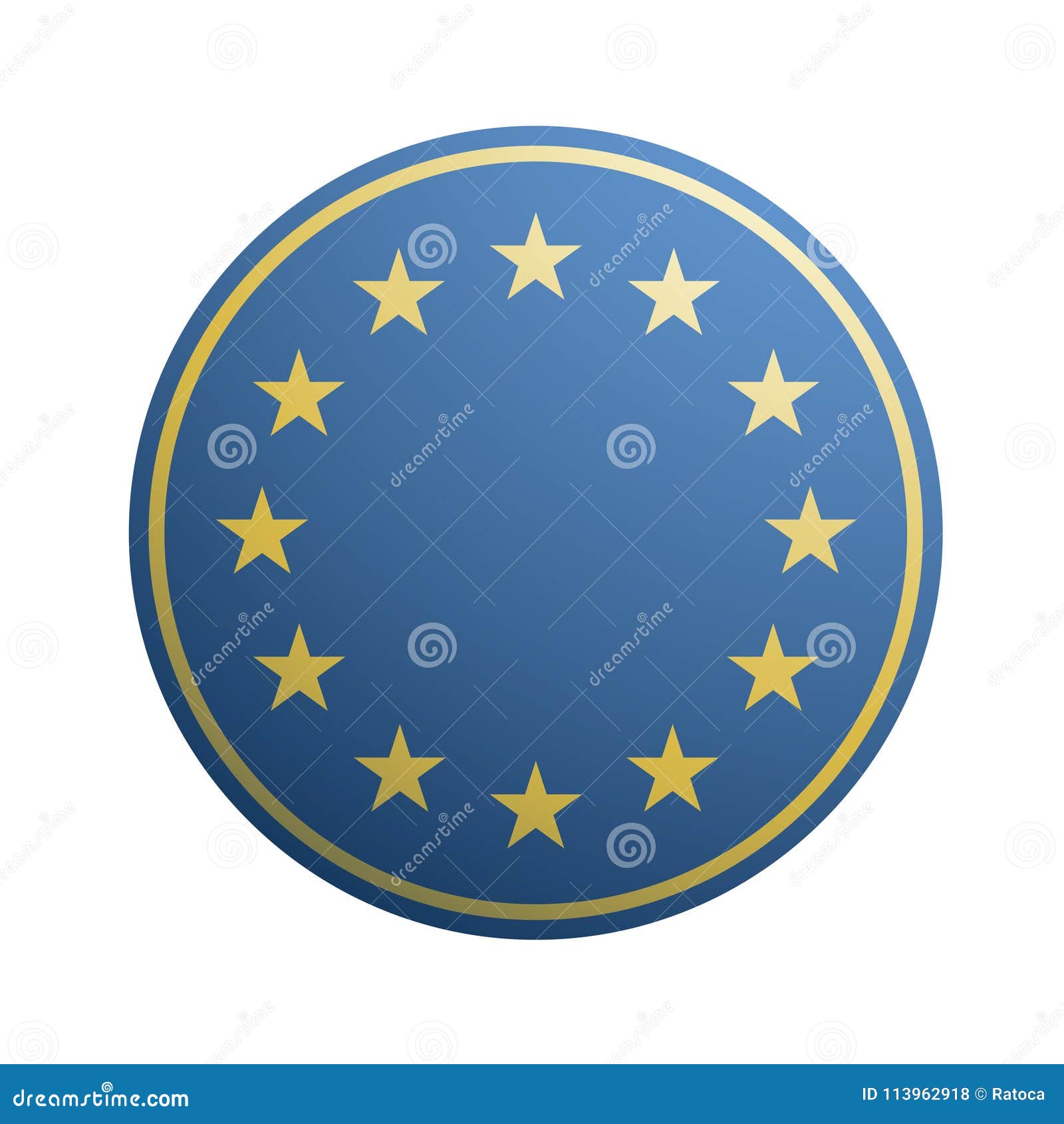 European symbol stock vector. Illustration of flag, banner - 113962918