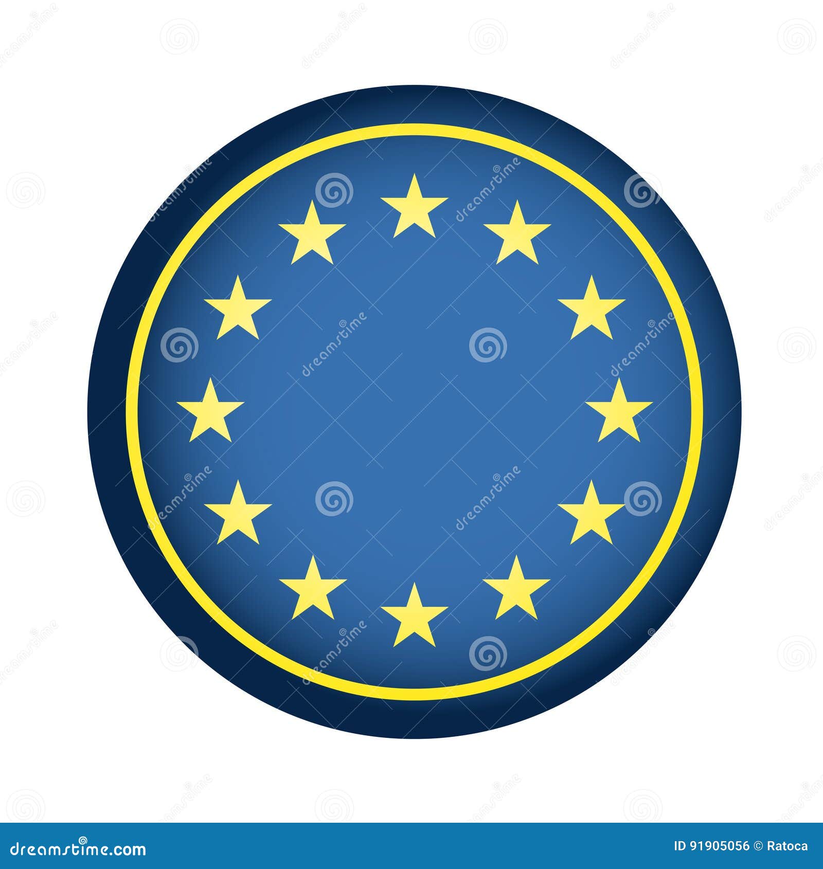 European symbol stock vector. Illustration of union, design - 91905056