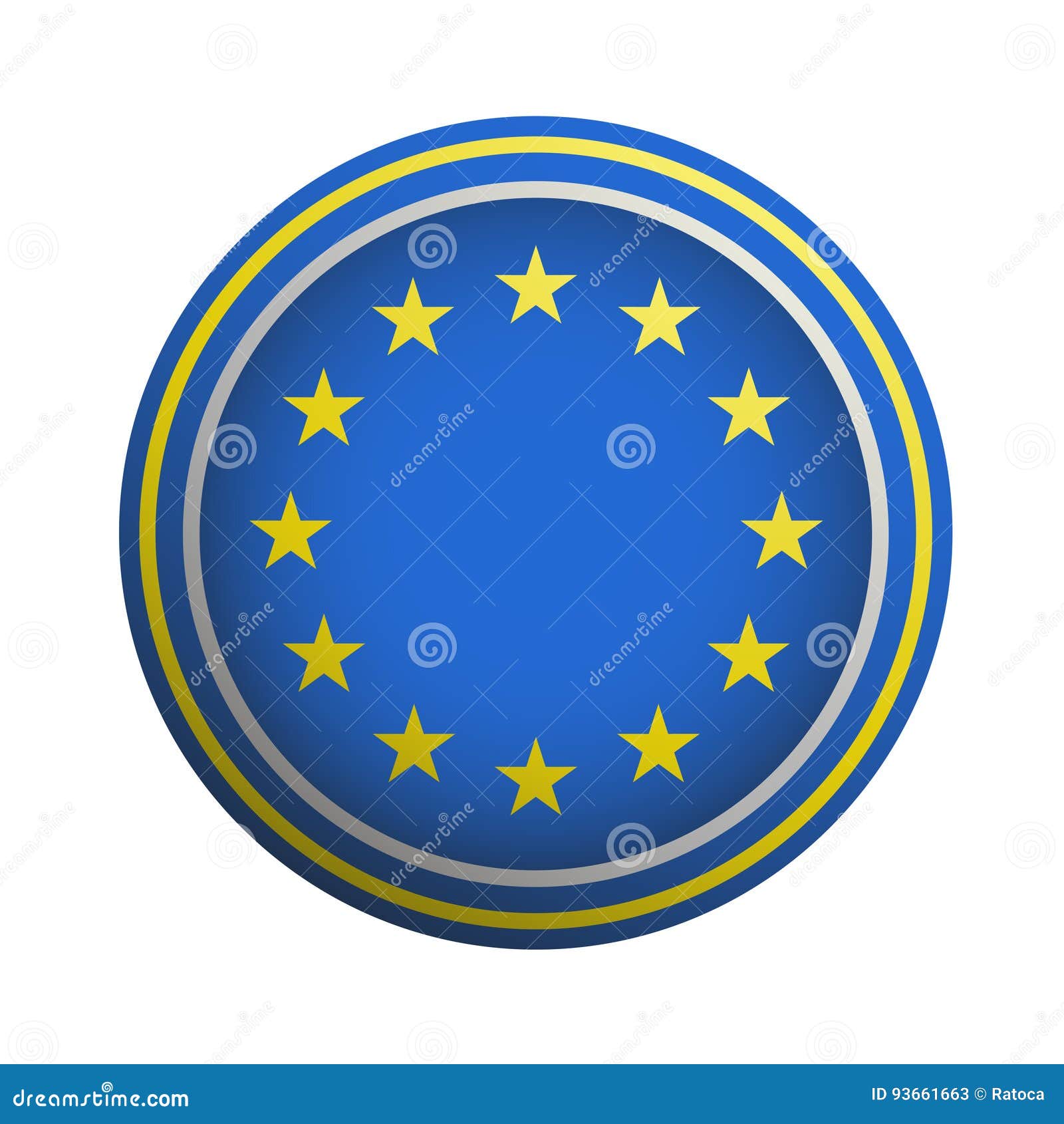 European symbol stock vector. Illustration of icon, europe - 93661663