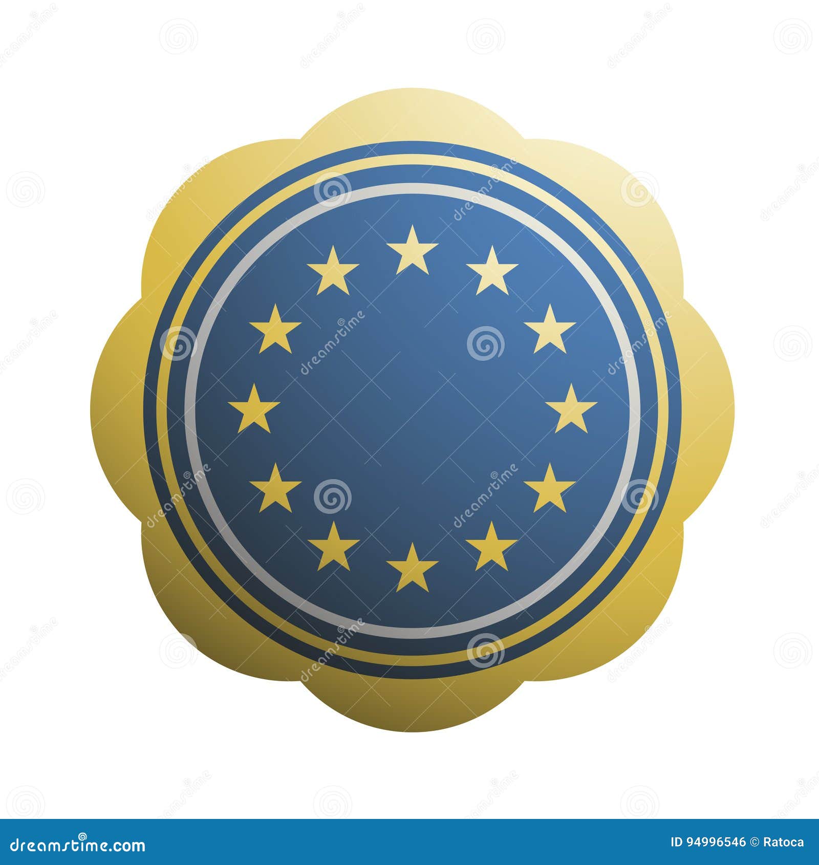 European symbol stock vector. Illustration of nation - 94996546