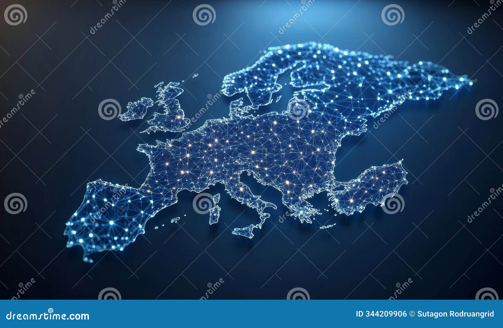 European Telecommunication and Data Transfer Networks with Global ...