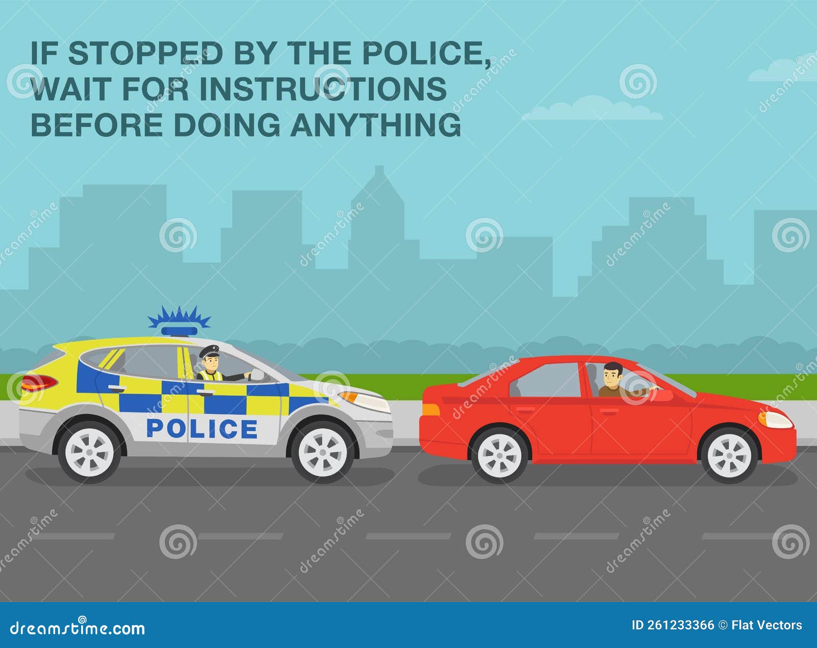 Car Stopped In A City Tunnel Driving A Car No Stopping Or Standing In