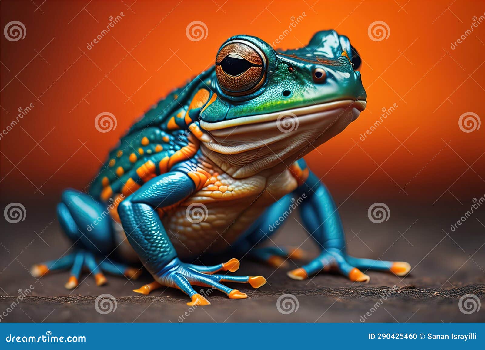 European Tree Frog, Hyla Arborea Isolated on Solid Colour Background ...