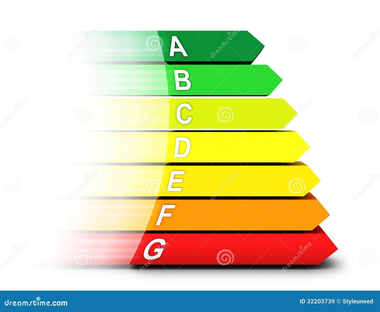 European Union Energy Label Stock Illustration - Illustration of union ...