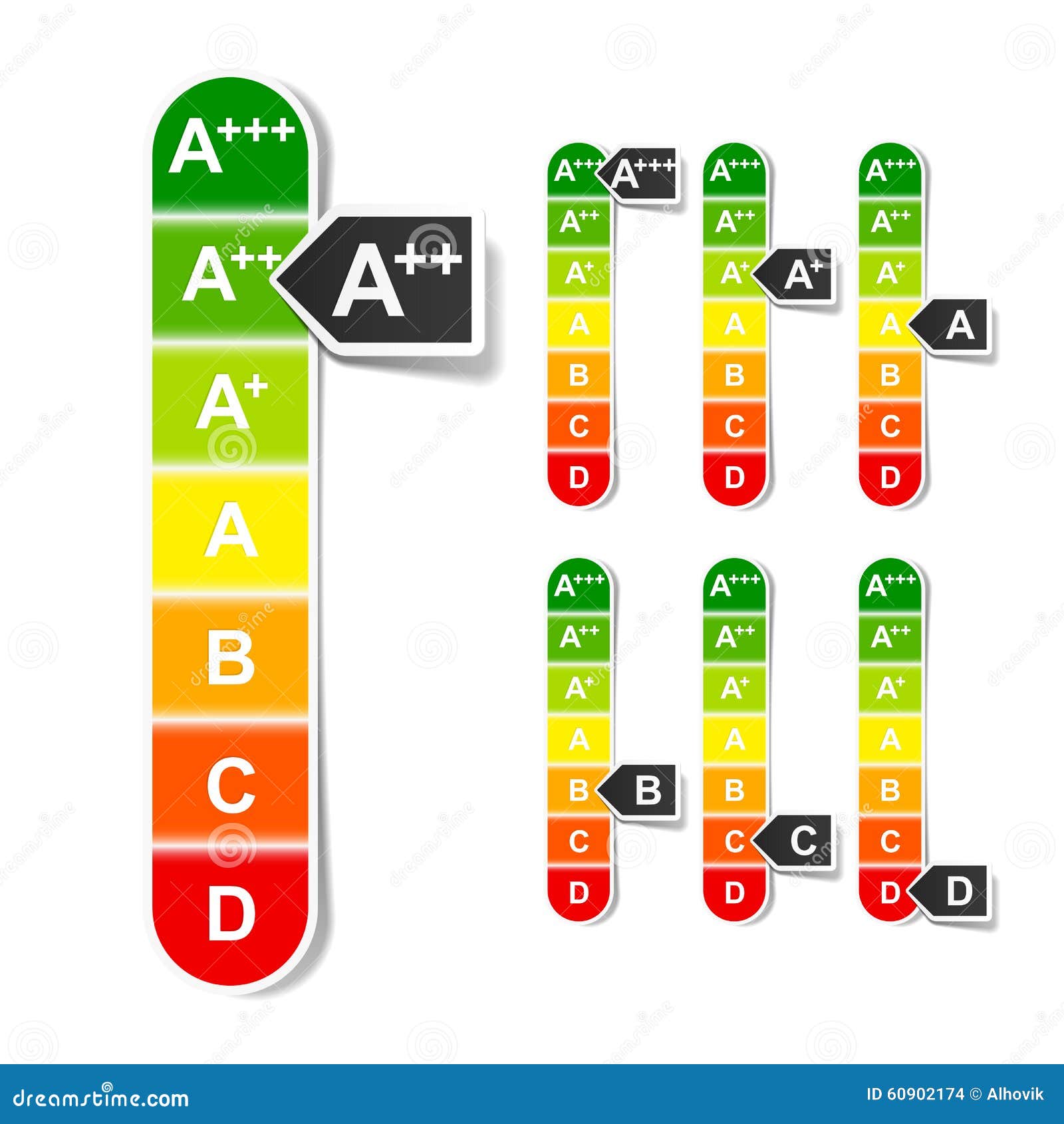 European Union Energy Rating Stock Vector - Illustration of design ...