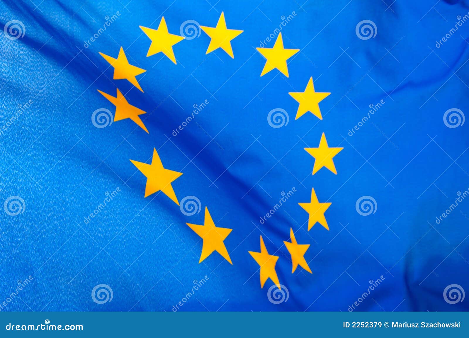 European Union flag stock image. Image of pole, cloth - 2252379