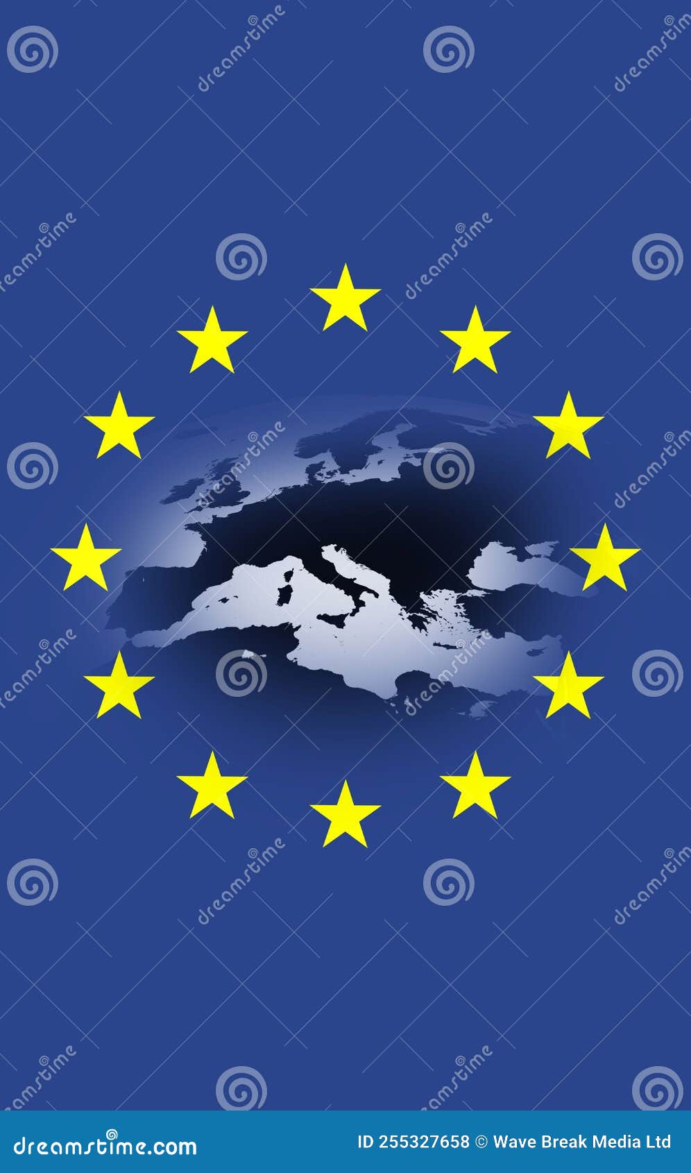 European union flag stock photo. Image of european, sign - 255327658