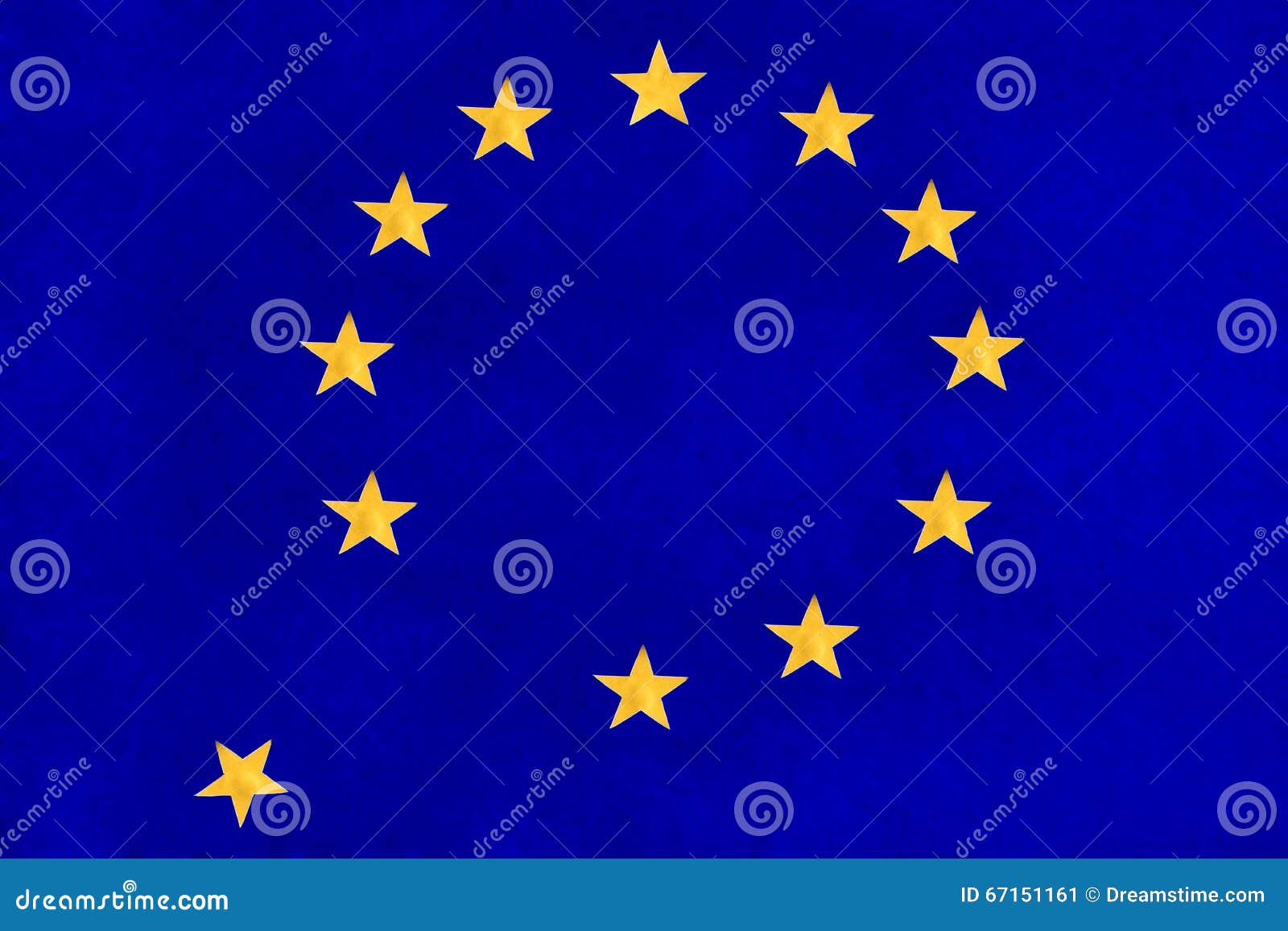 European Union Flag Falling Apart Stock Illustration - Illustration of ...