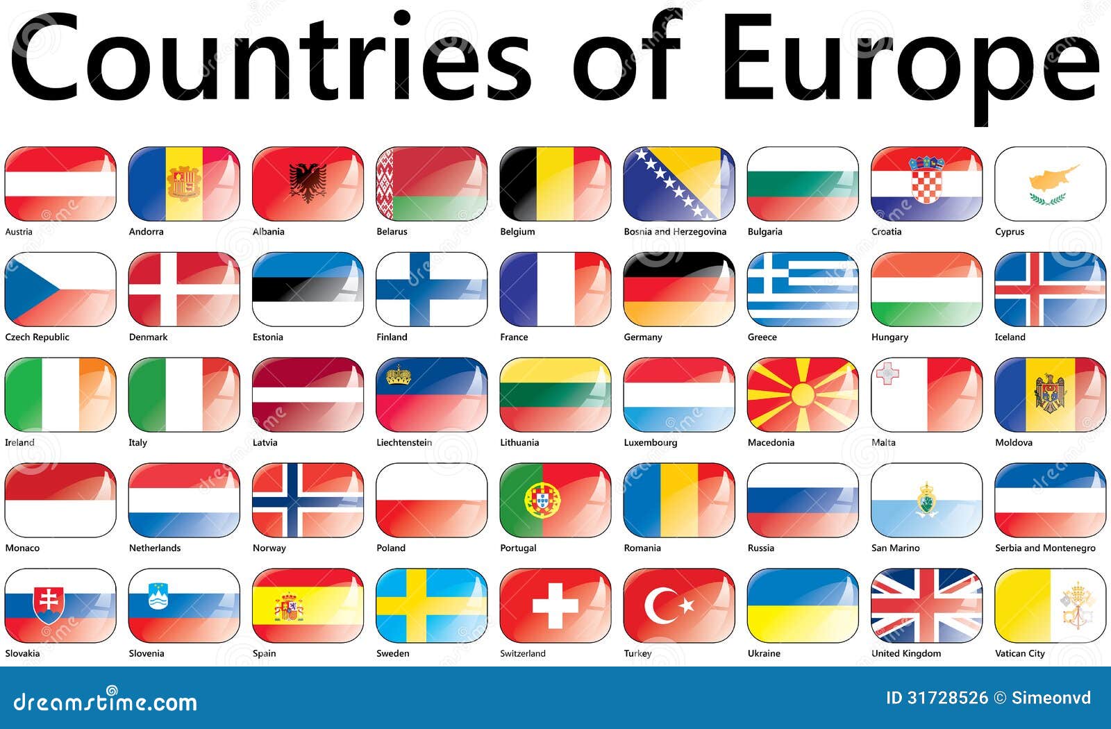 European Union flags stock vector. Illustration of countries - 31728526
