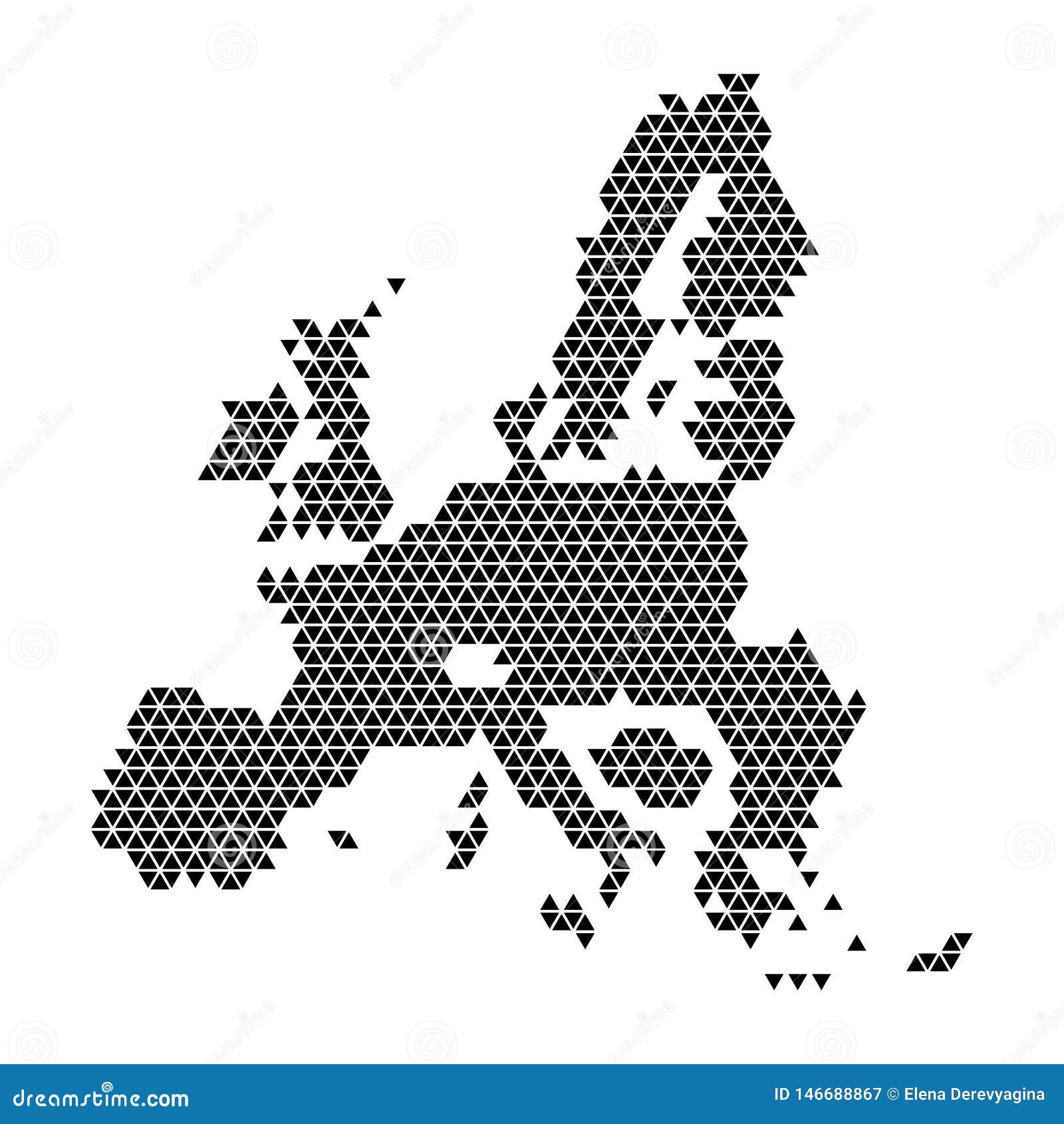 Schematic Map Of The European Free Trade Association EFTA. Vector ...