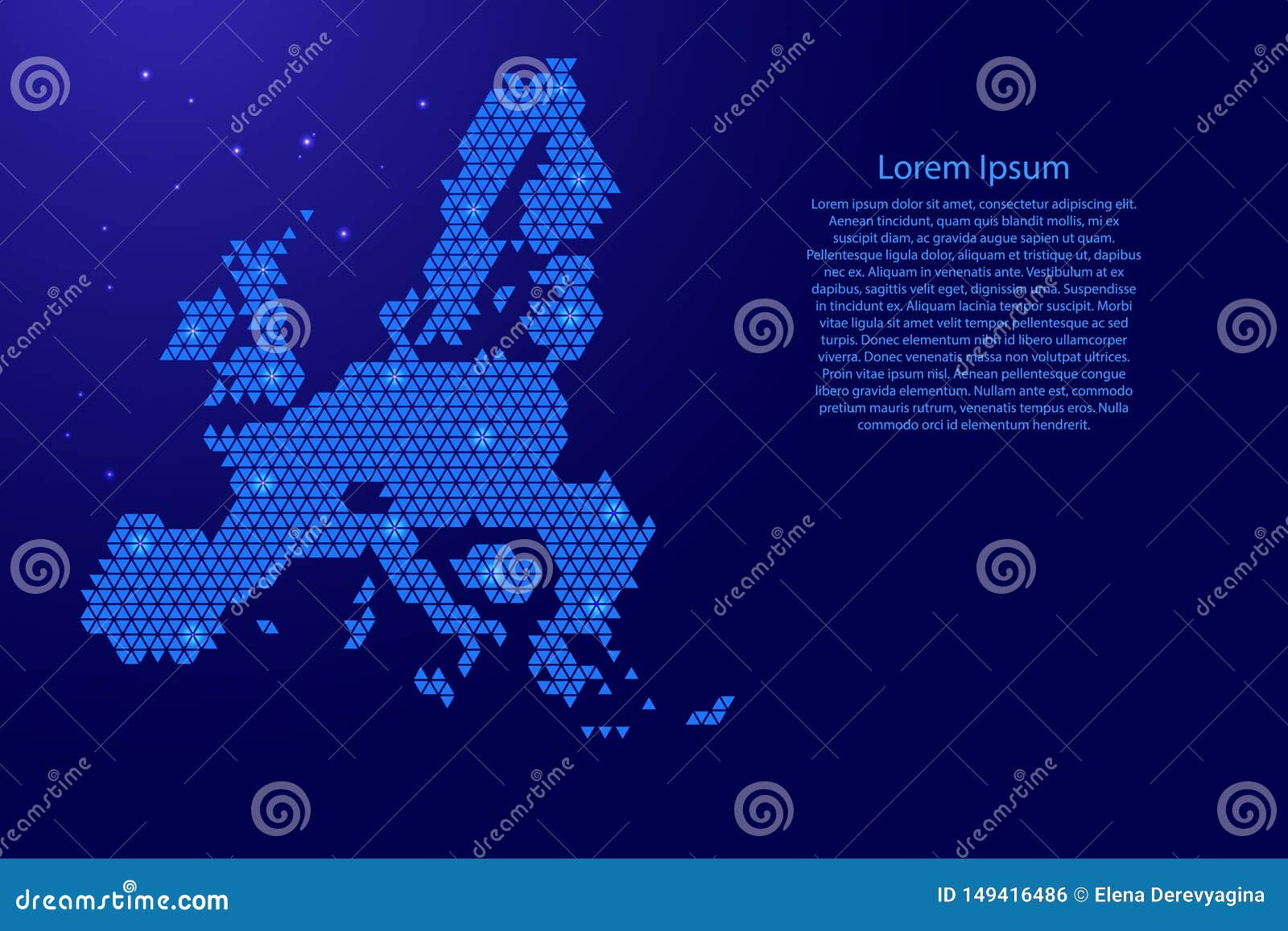 Schematic Map Of The European Free Trade Association EFTA. Vector ...