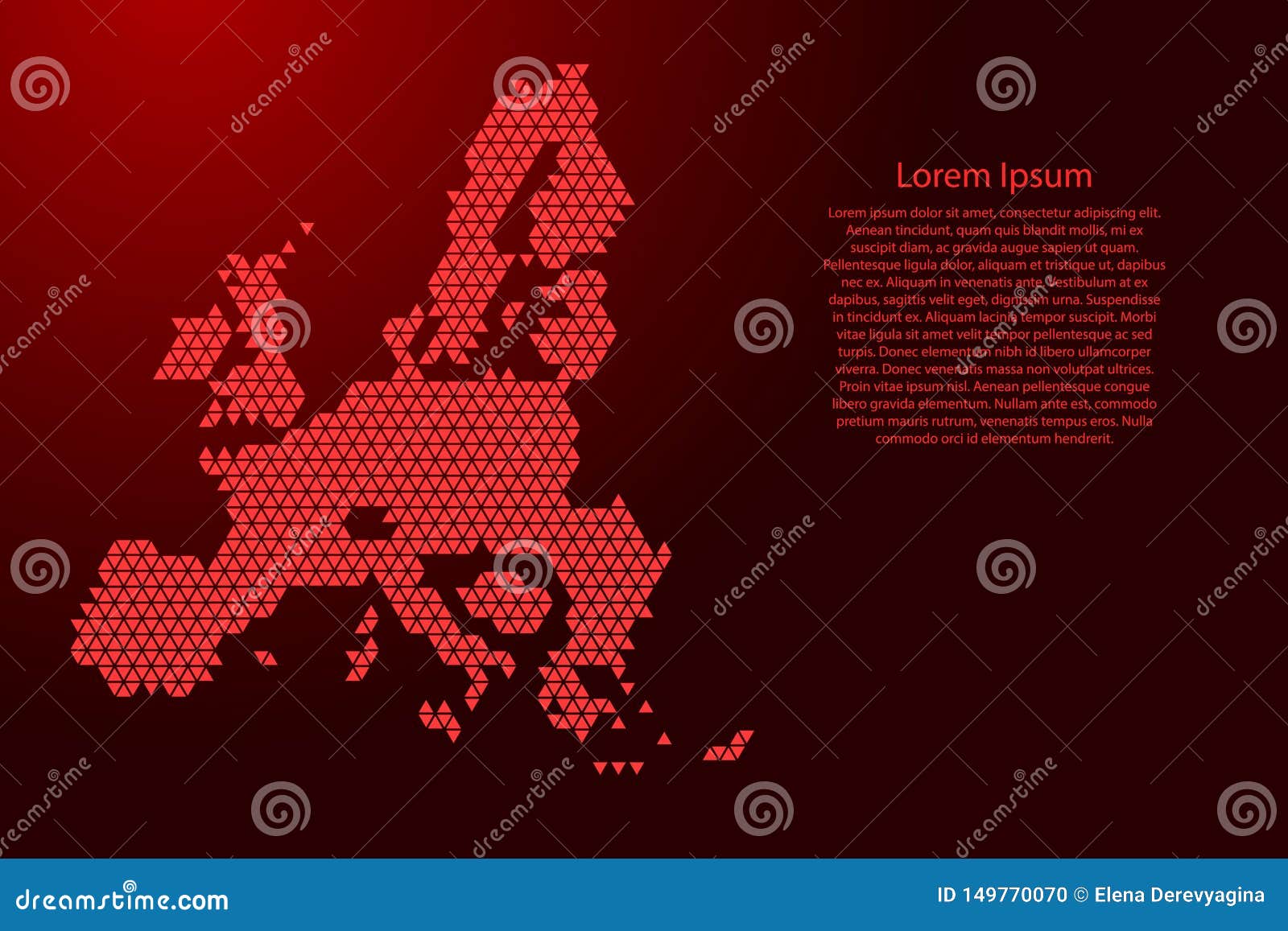 Schematic Map Of The European Free Trade Association EFTA. Vector ...