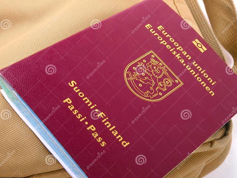 European union Passport. stock image. Image of arrival - 14925943