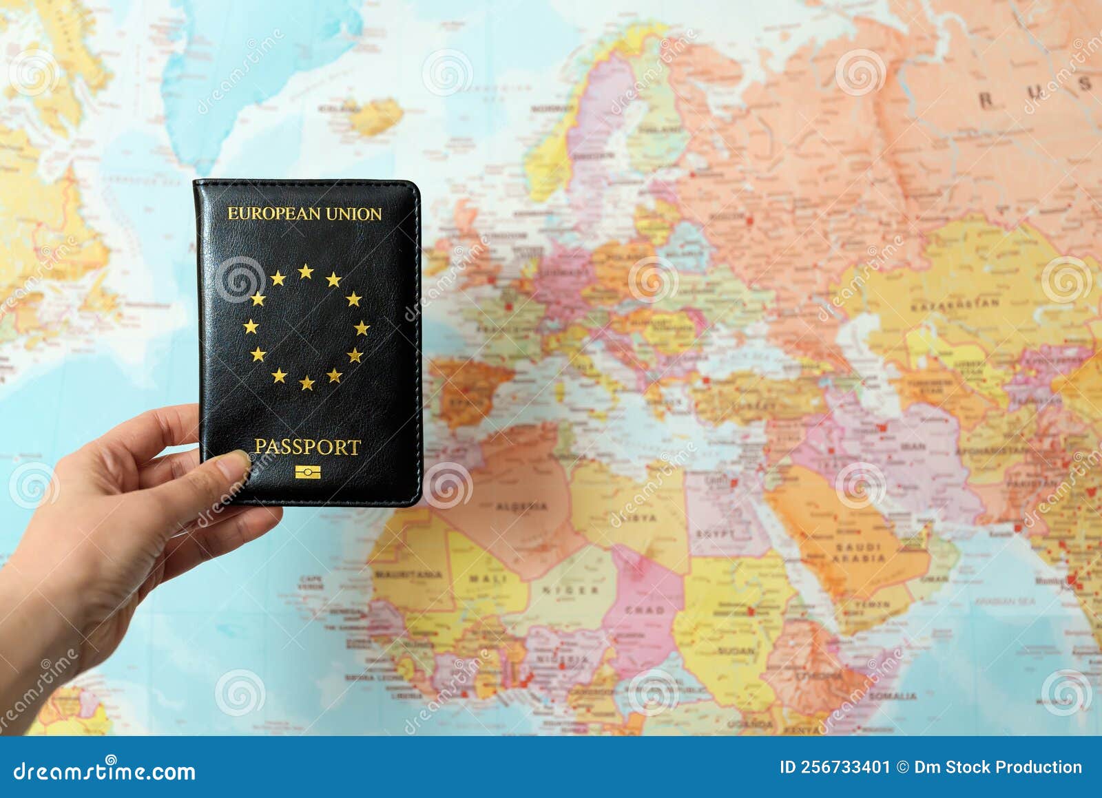 European Union passport stock image. Image of female - 256733401